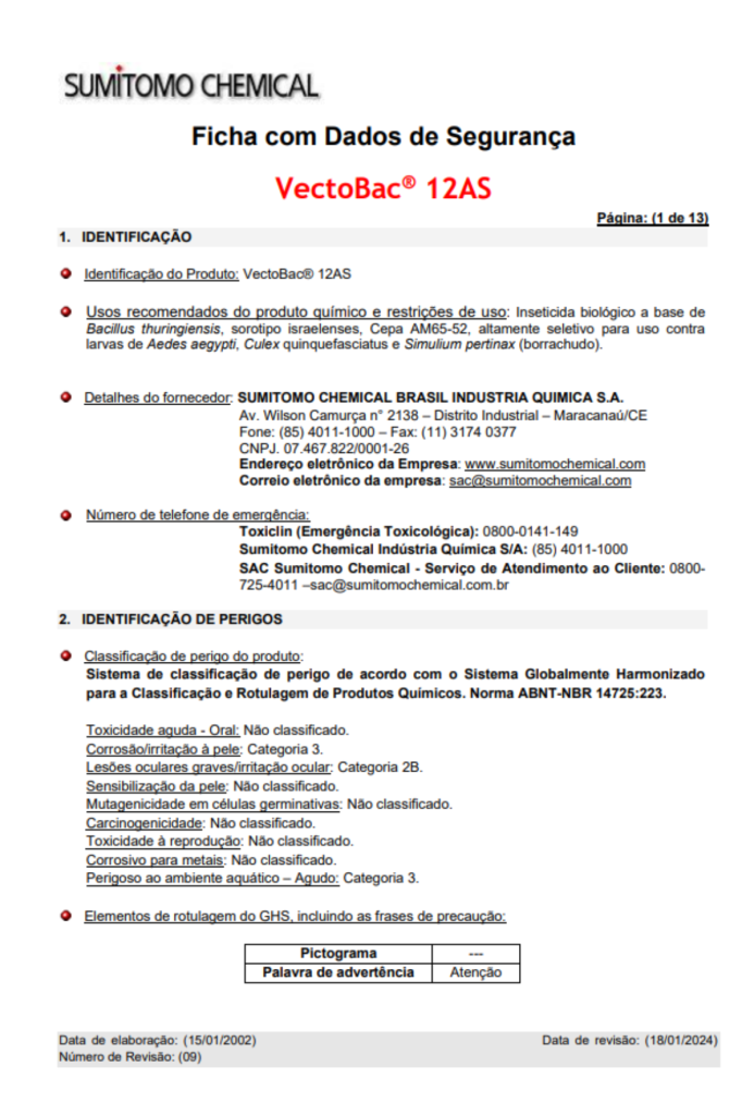 Vectobac® - Sumitomo Chemical Latin America